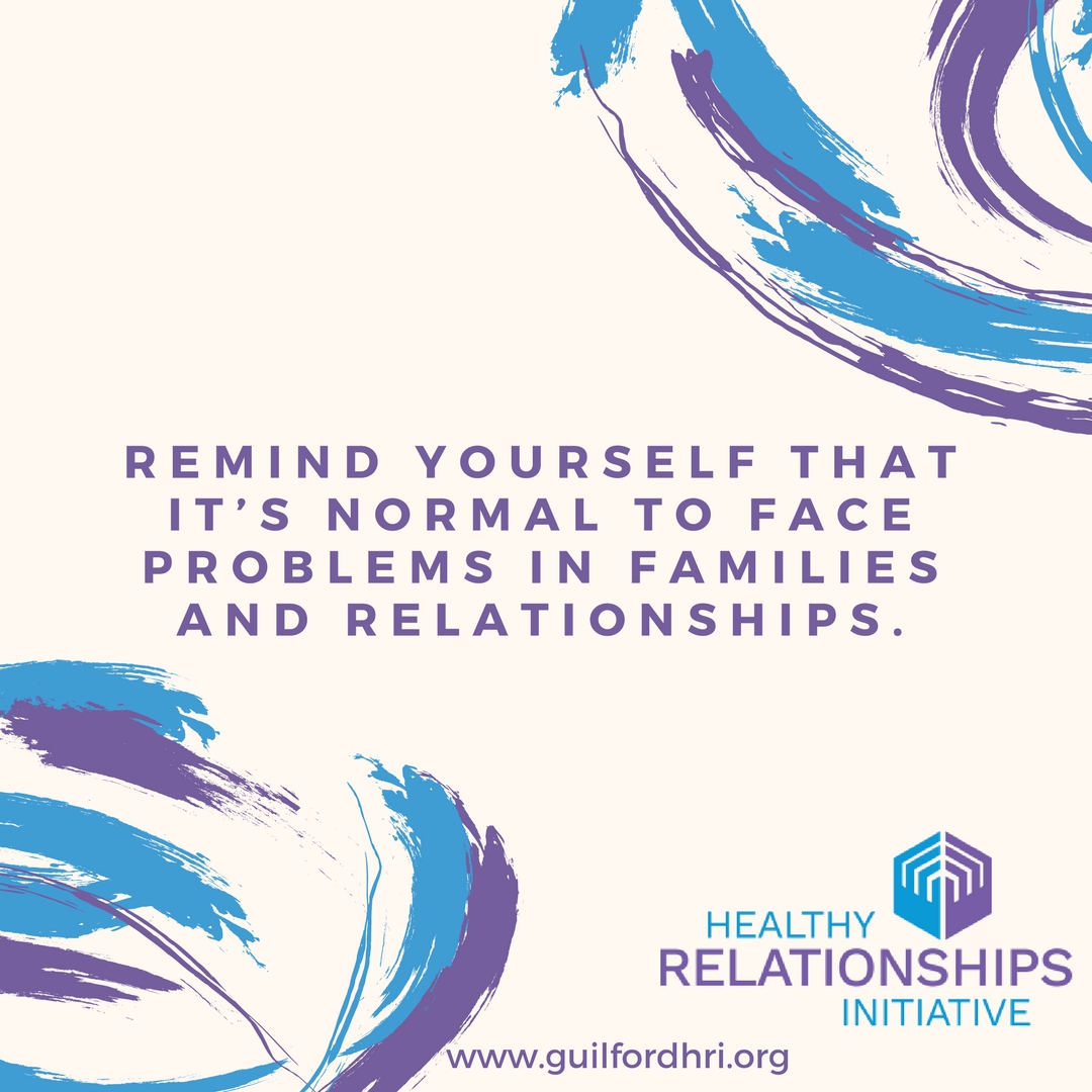 It’s Normal to Face Problems – Healthy Relationships Initiative