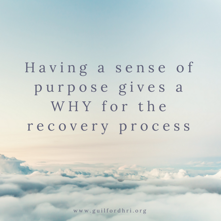 Discovering Purpose in the Recovery Process – Healthy Relationships ...