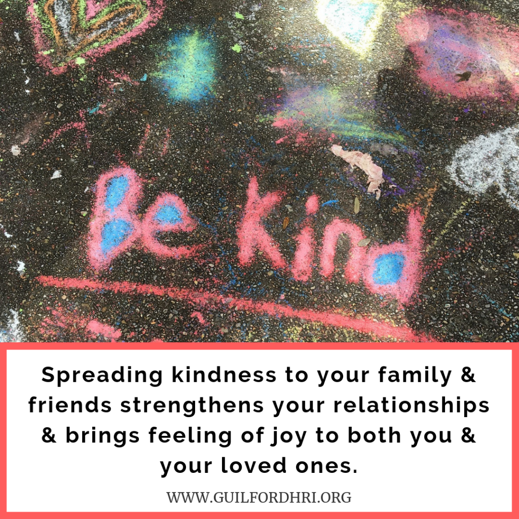 Kindness with Family and Friends – Healthy Relationships Initiative