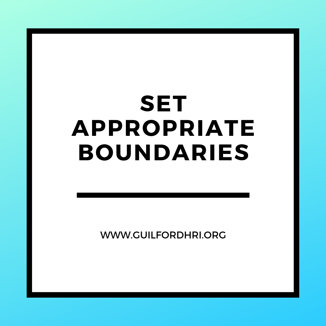 Set Appropriate Boundaries – Healthy Relationships Initiative
