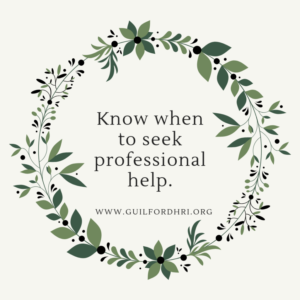 Know When to Seek Professional Help – Healthy Relationships Initiative