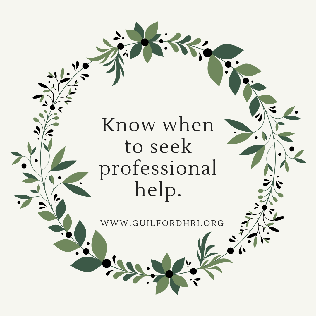 Know When to Seek Professional Help – Healthy Relationships Initiative