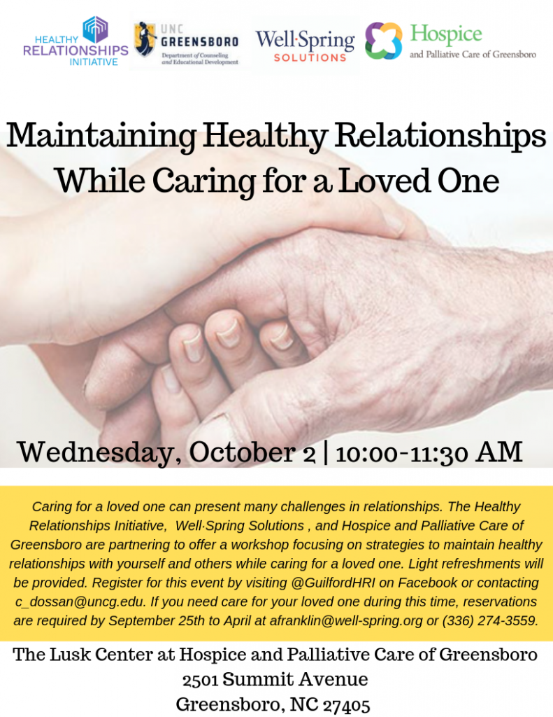 Maintaining Healthy Relationships While Caring for a Loved One ...