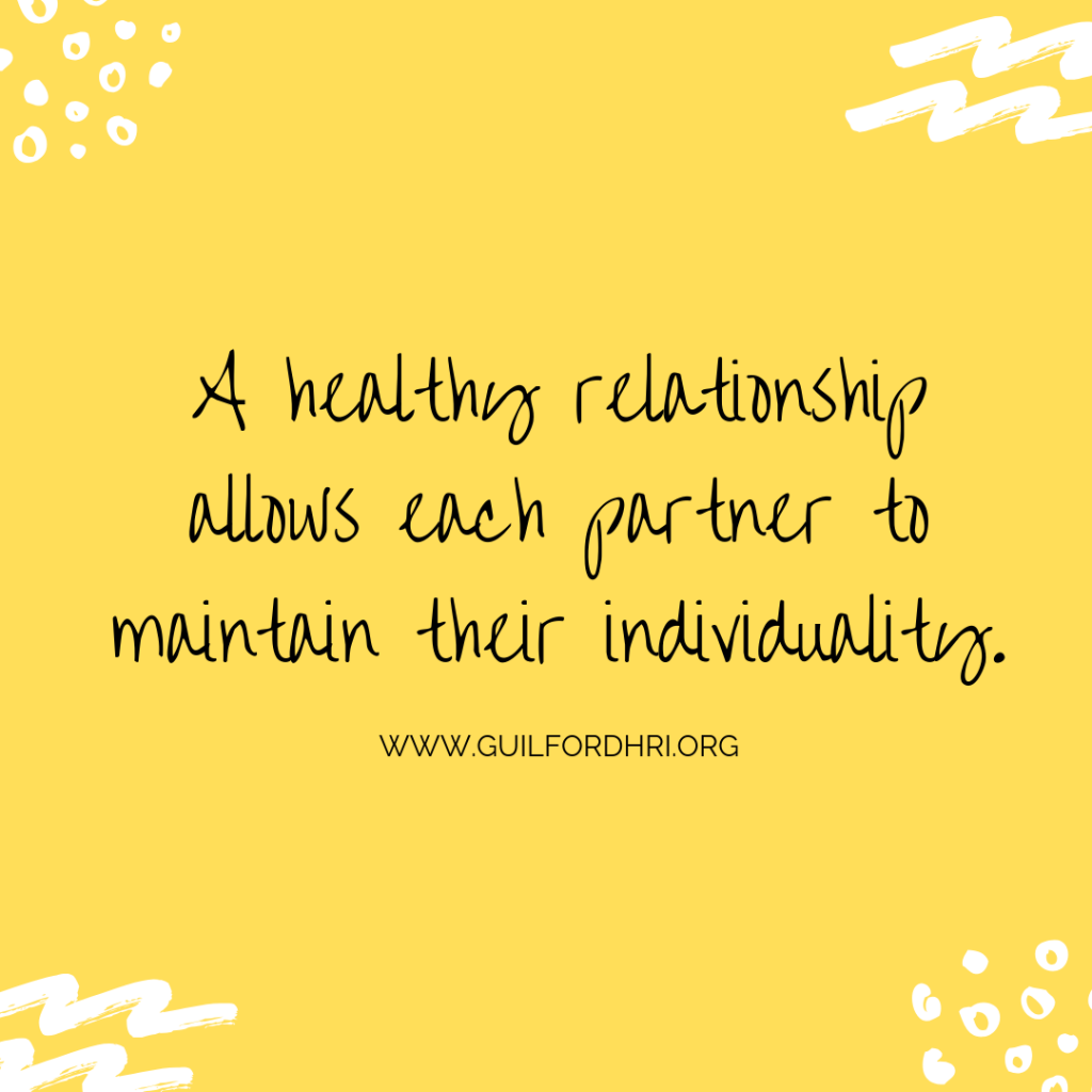Maintaining Individuality – Healthy Relationships Initiative