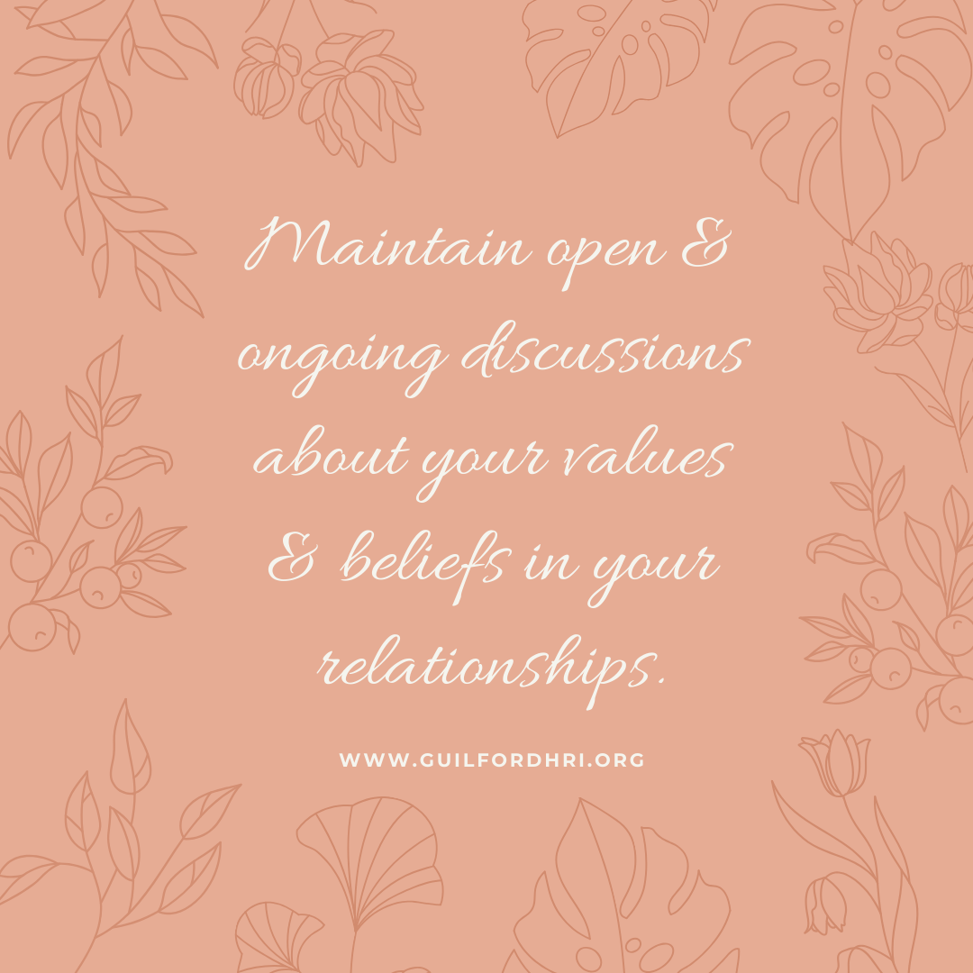 Open & Ongoing Discussions – Healthy Relationships Initiative