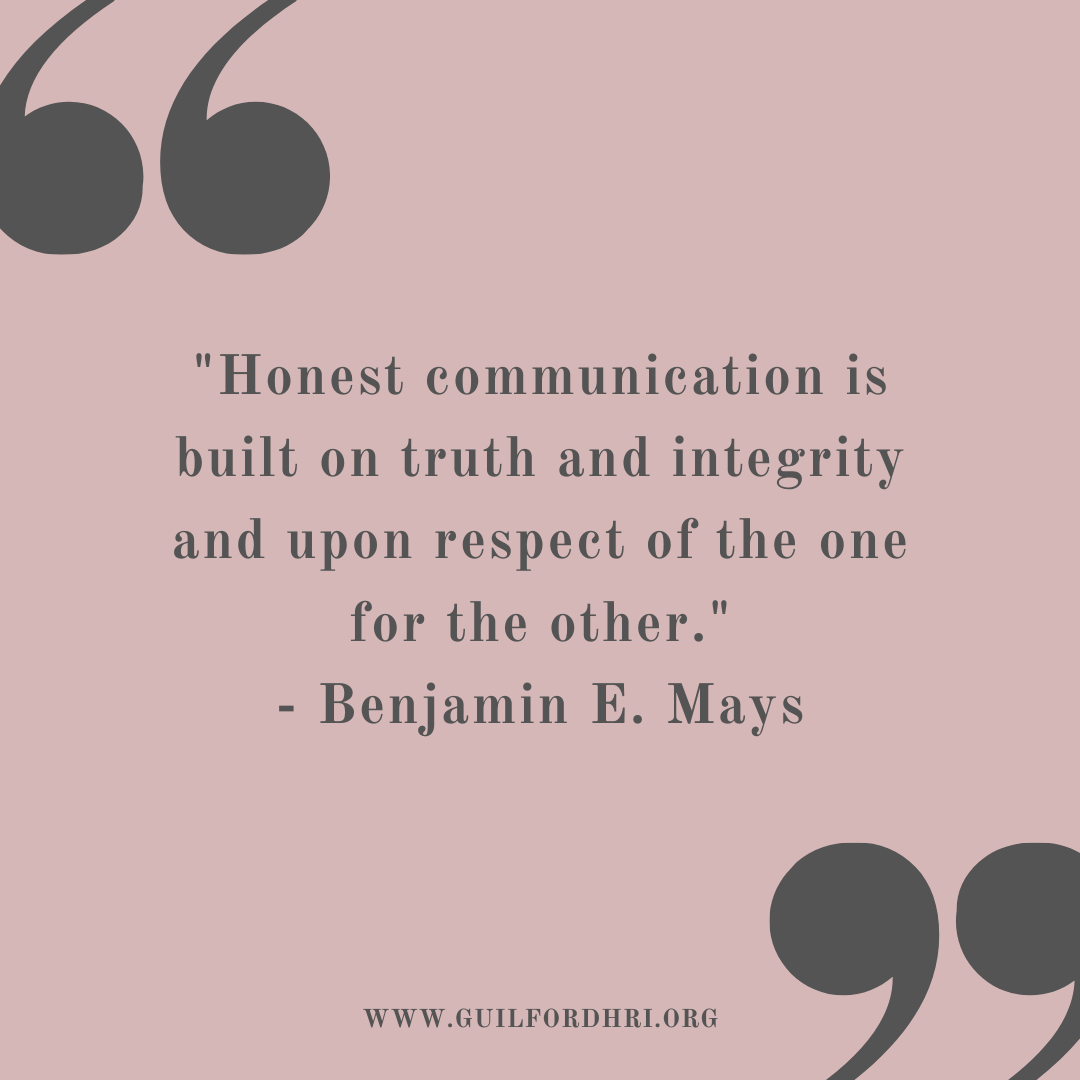Honest Communication – Healthy Relationships Initiative