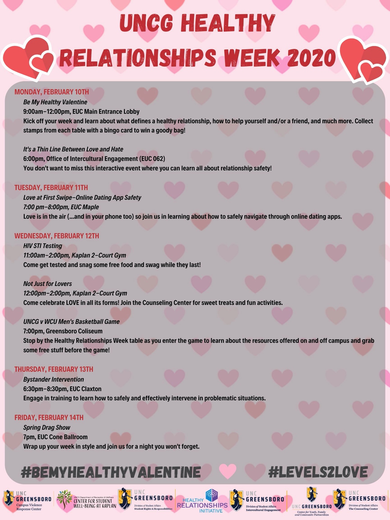 Uncg Healthy Relationships Week Healthy Relationships Initiative
