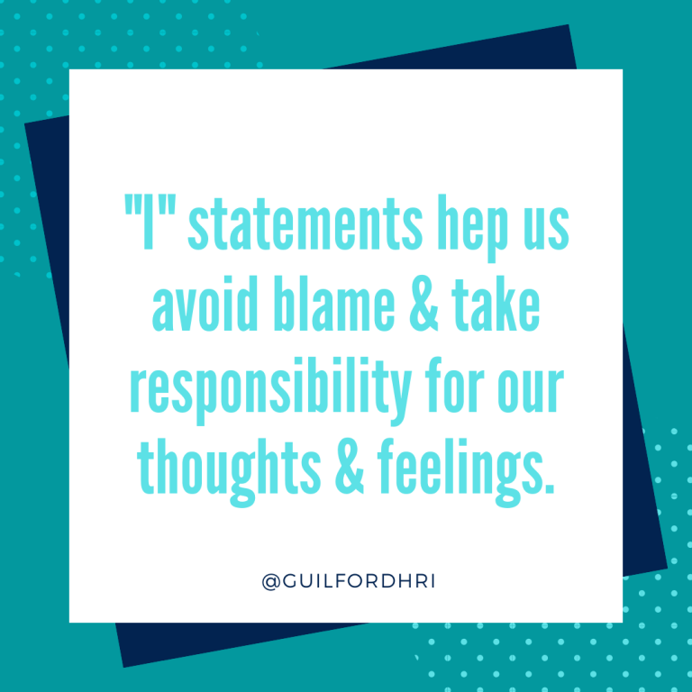 “I” Statements – Healthy Relationships Initiative