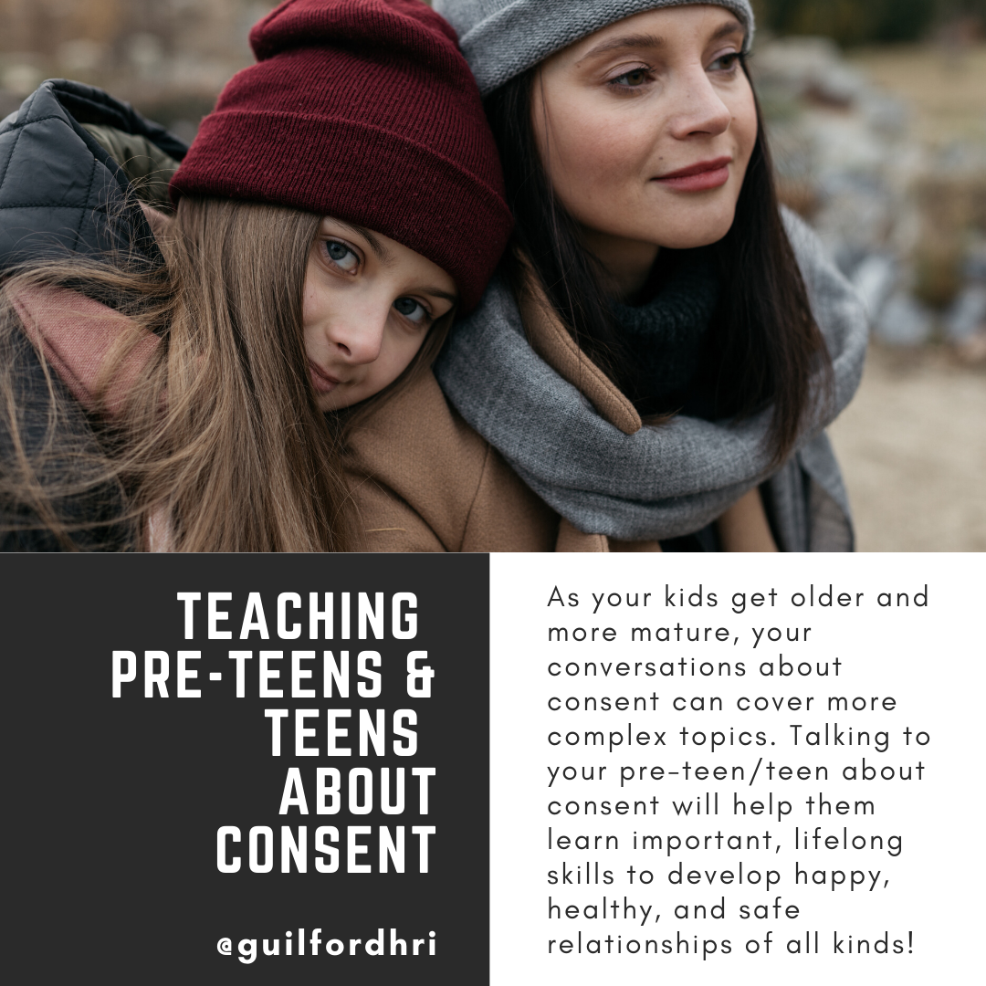 Teaching Pre-Teens & Teens about Consent – Healthy Relationships Initiative
