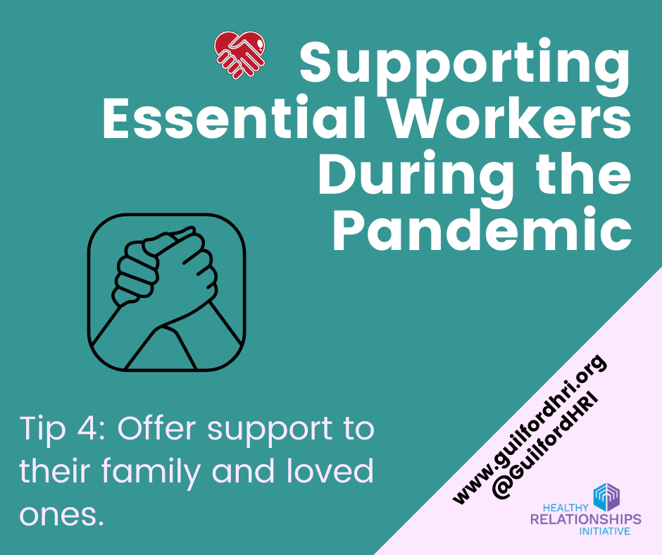 Supporting Essential Workers: Offer Support to Their Loved Ones ...