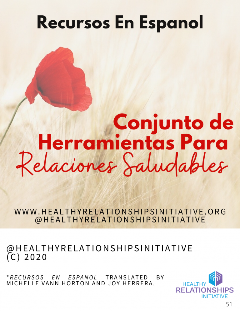 Recursos en Español – Healthy Relationships Initiative