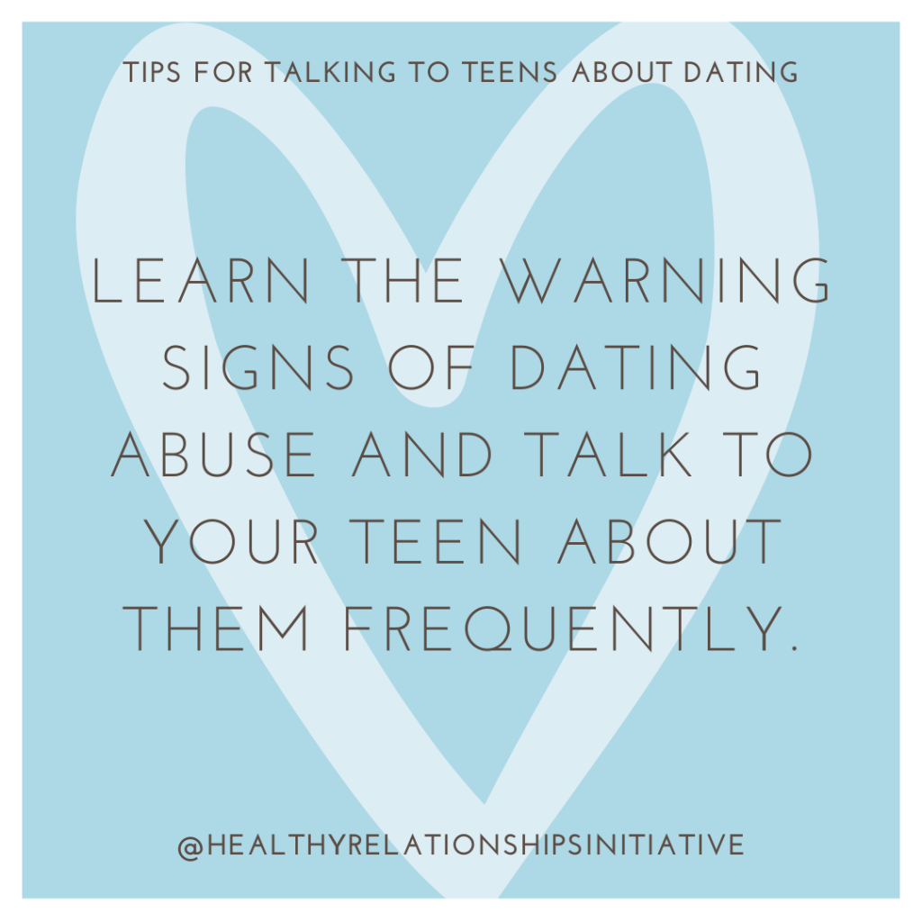 Talking to Teens About Dating: Tip 2 – Healthy Relationships Initiative