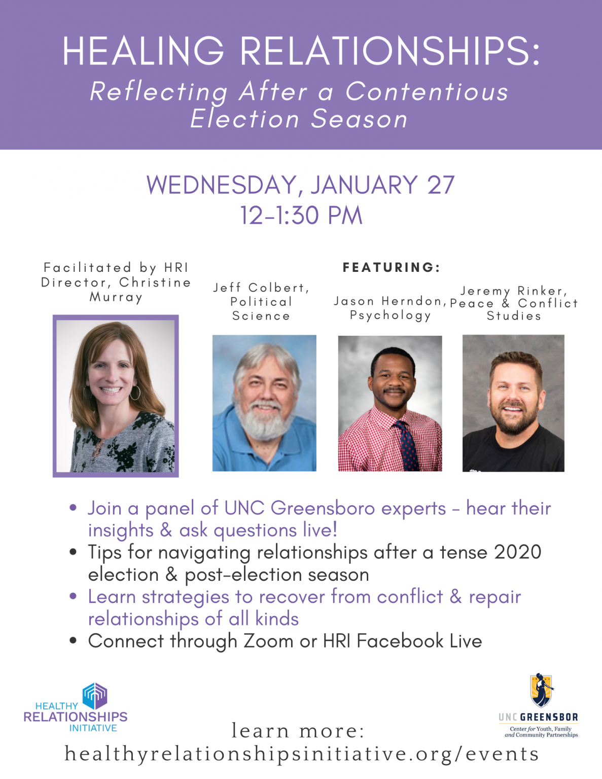 1.27.21 Healing Relationships: Reflecting After a Contentious Election ...