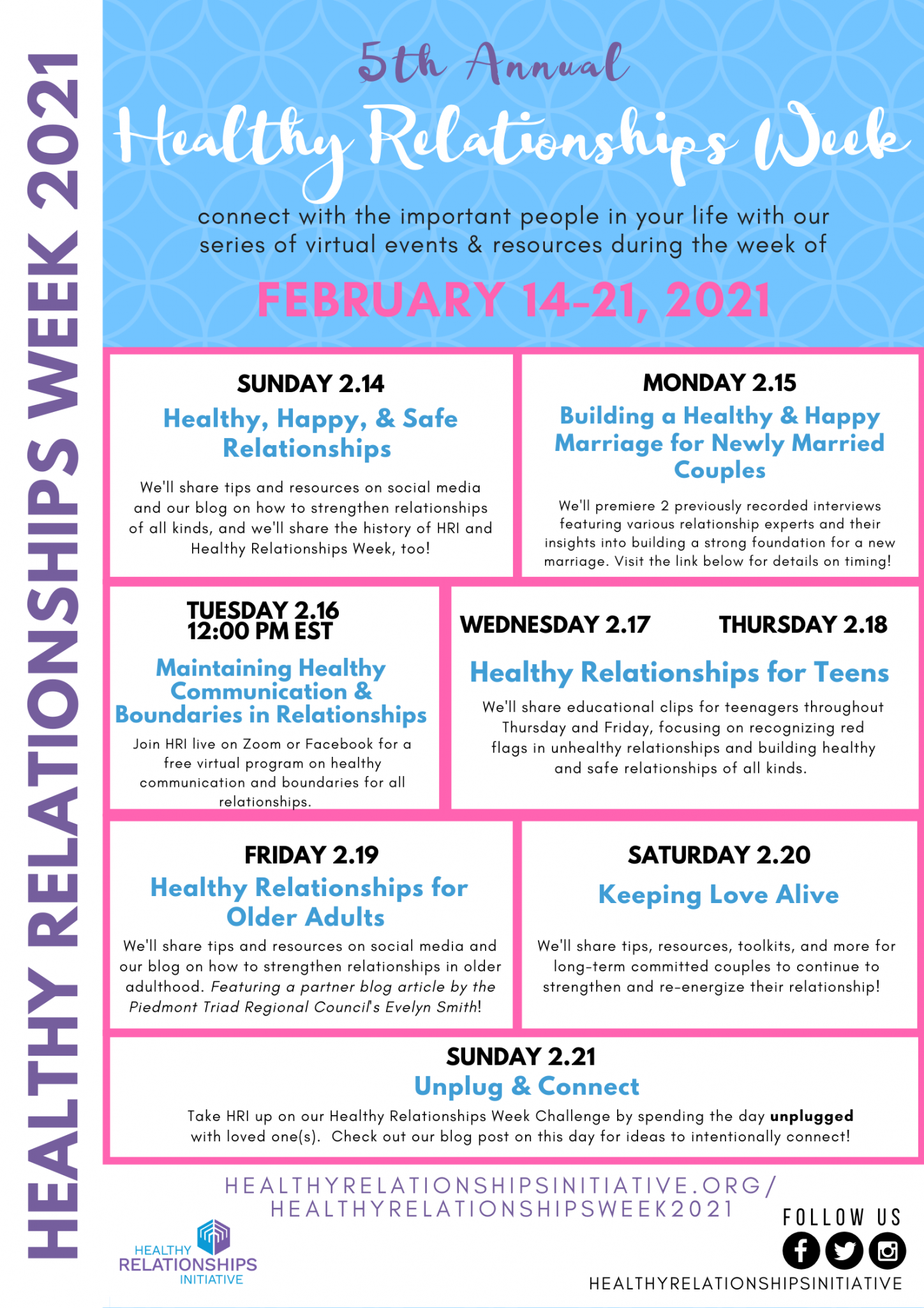 5th Annual Healthy Relationships Week – Healthy Relationships Initiative